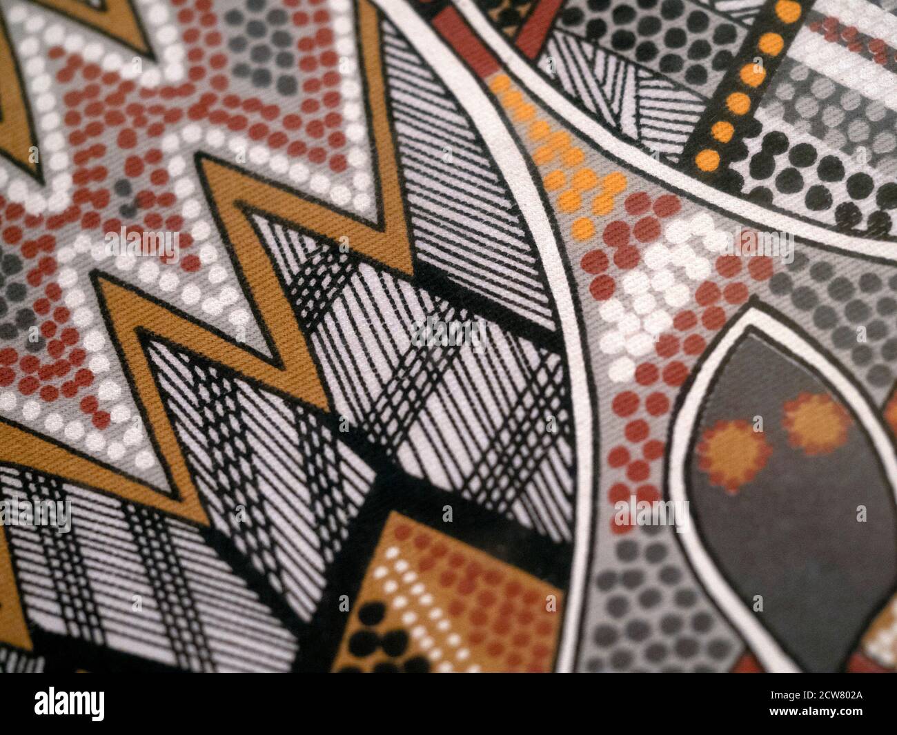 Australia aboriginal bush painting background Stock Photo - Alamy