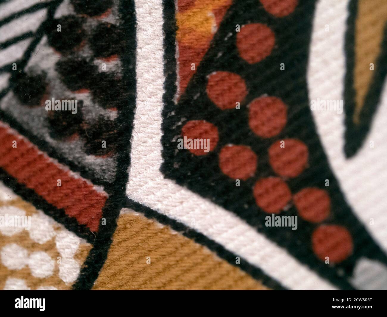 Australia aboriginal bush painting background Stock Photo - Alamy