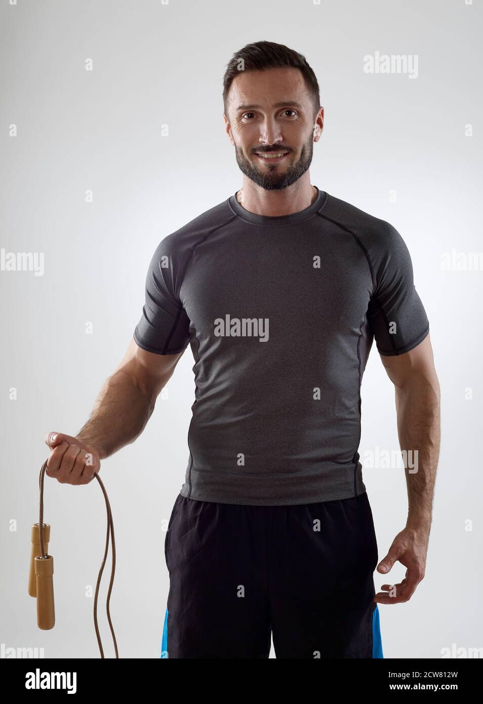 Sports training strength vertical vitality young adult man hi-res stock ...