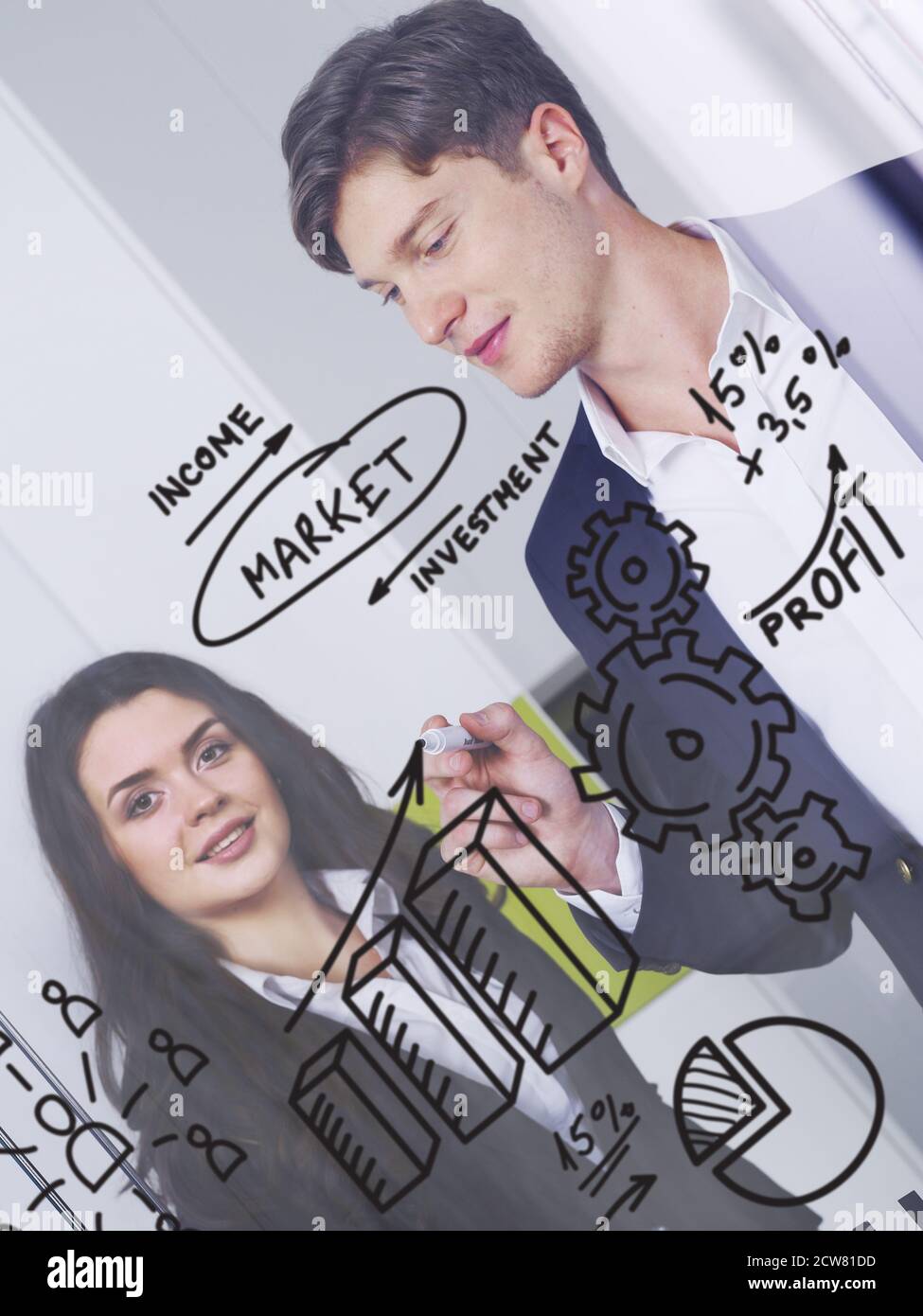 Whiteboard office concepts hi-res stock photography and images - Alamy