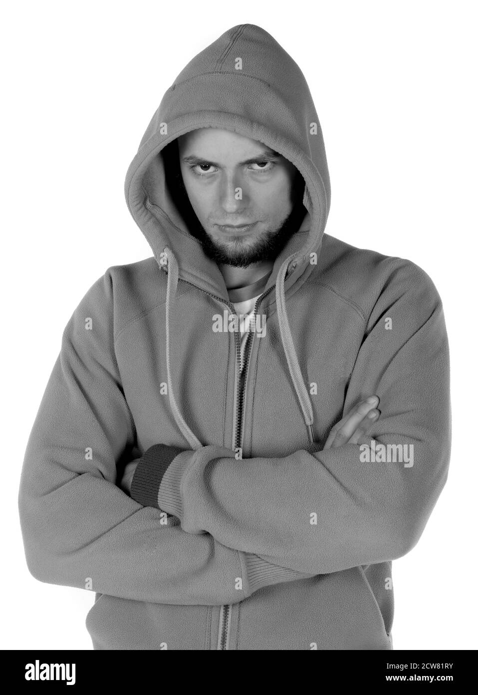 Young angry gangster hood hi-res stock photography and images - Alamy