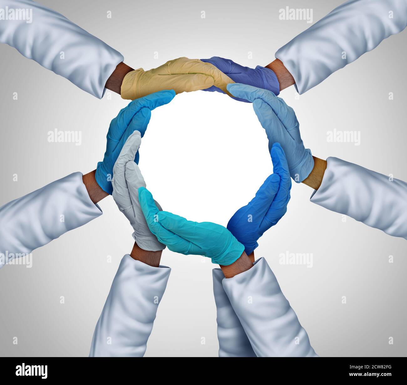 Caring hands medical illustration hi-res stock photography and images ...