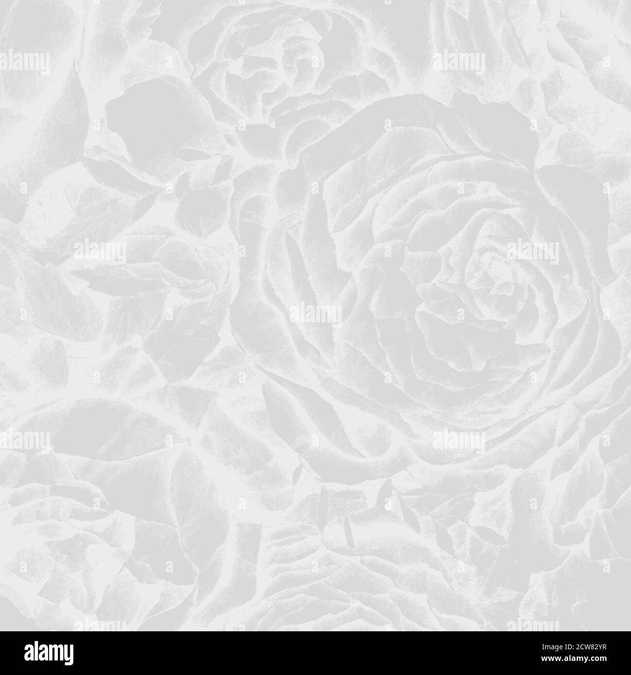 Light gray background. Gray flowers, leaves. High quality print Stock ...