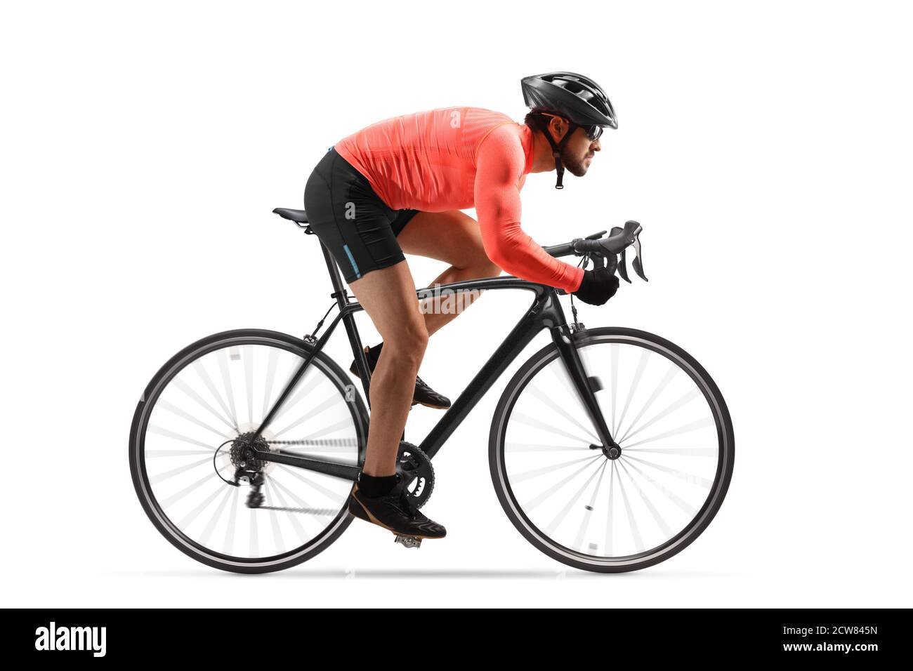 Muscular spinning athlete Cut Out Stock Images & Pictures - Alamy