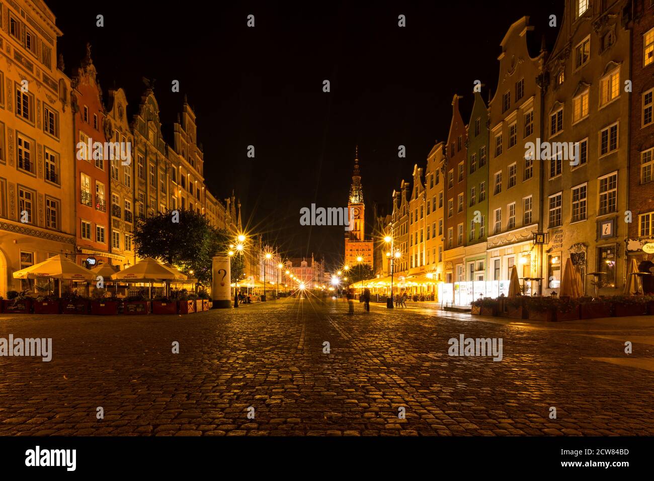 an autumn evening on Długi Targ in Gdańsk old town Stock Photo - Alamy