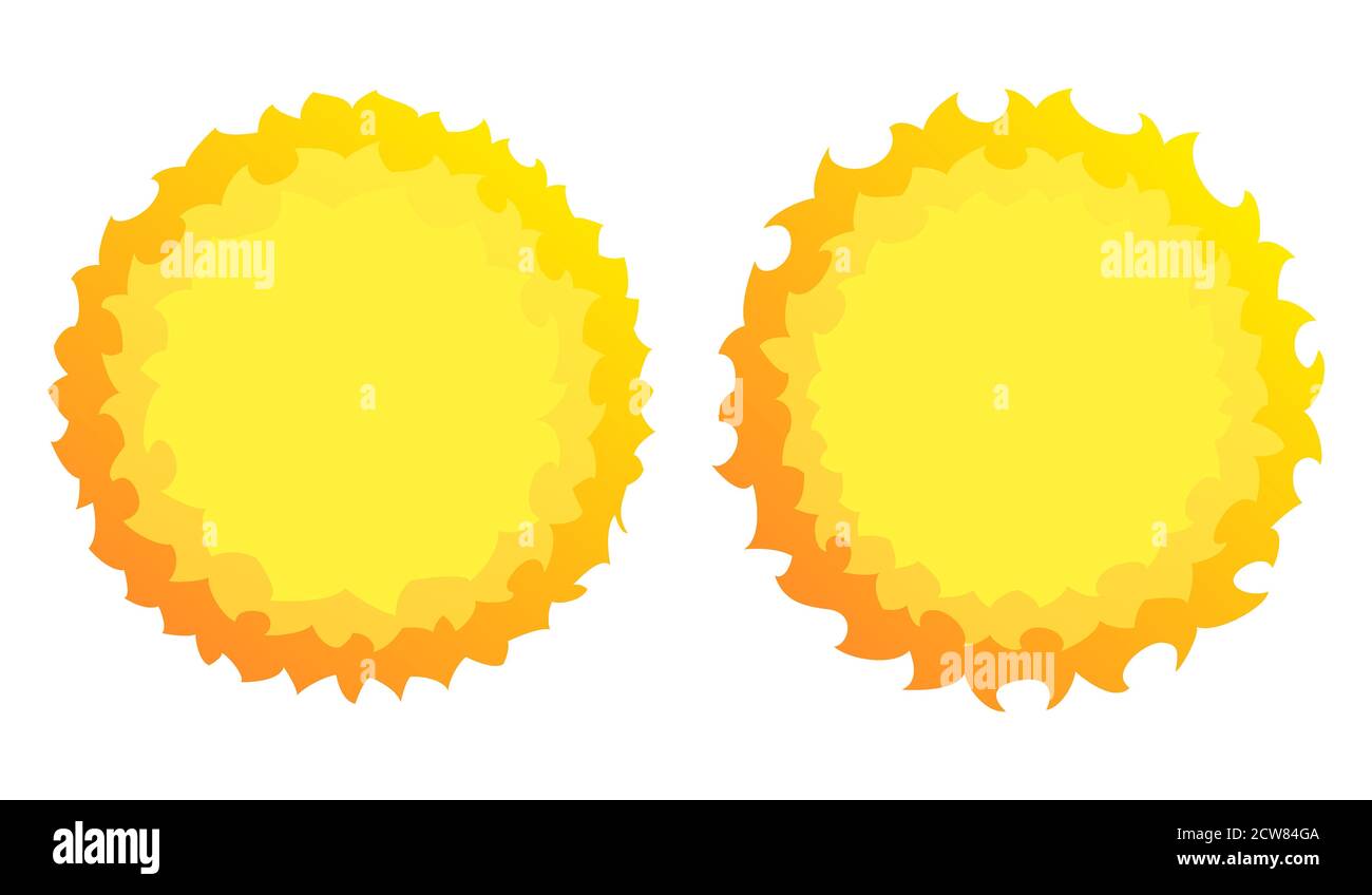 Round fire frames Stock Vector Image & Art - Alamy