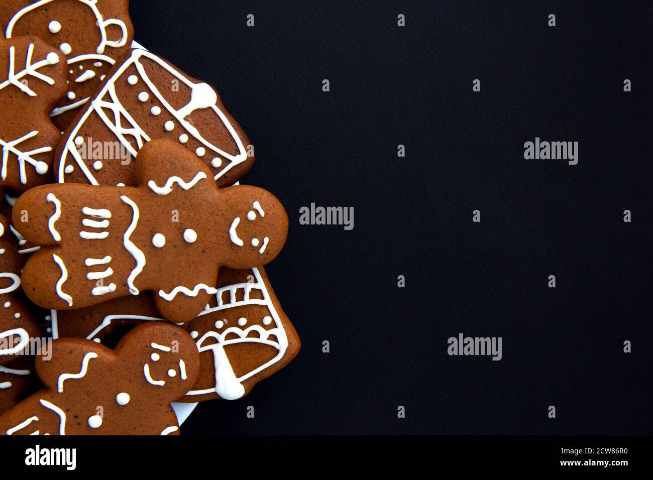 Black gingerbread man hi-res stock photography and images - Alamy