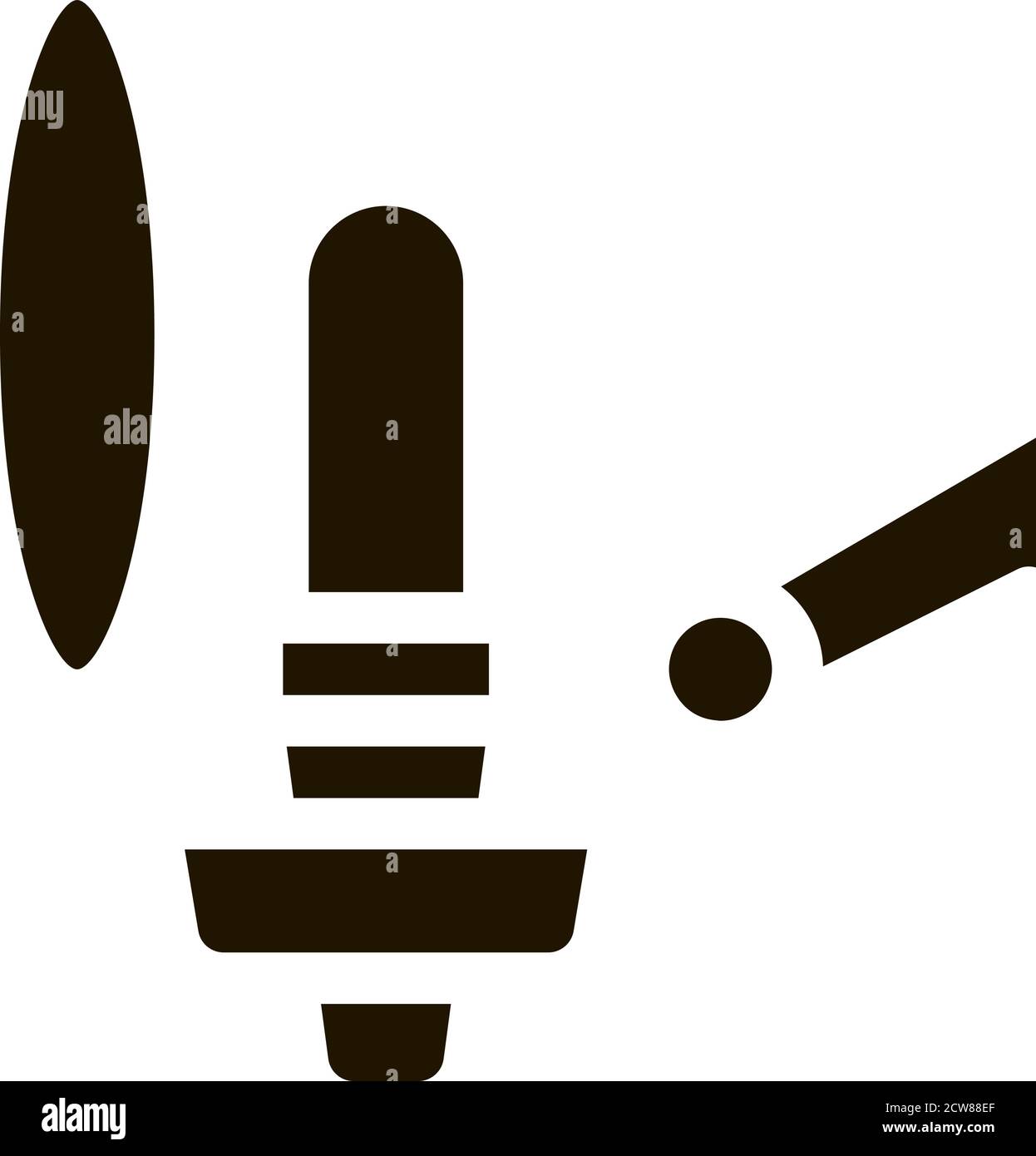 Microphone Host Device Icon Illustration Stock Vector Image & Art - Alamy