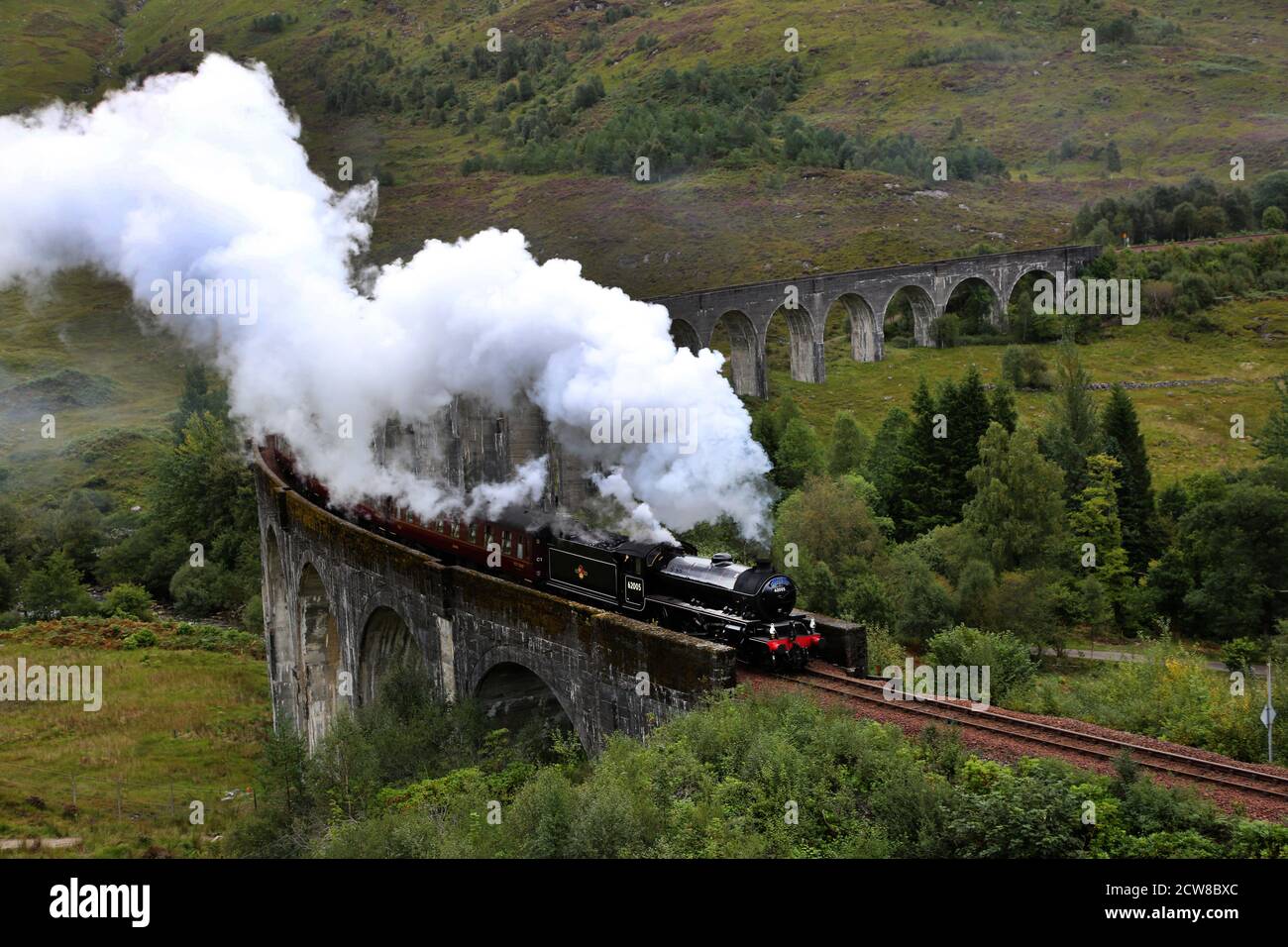 Jacobite Steam Train Stock Photo - Alamy