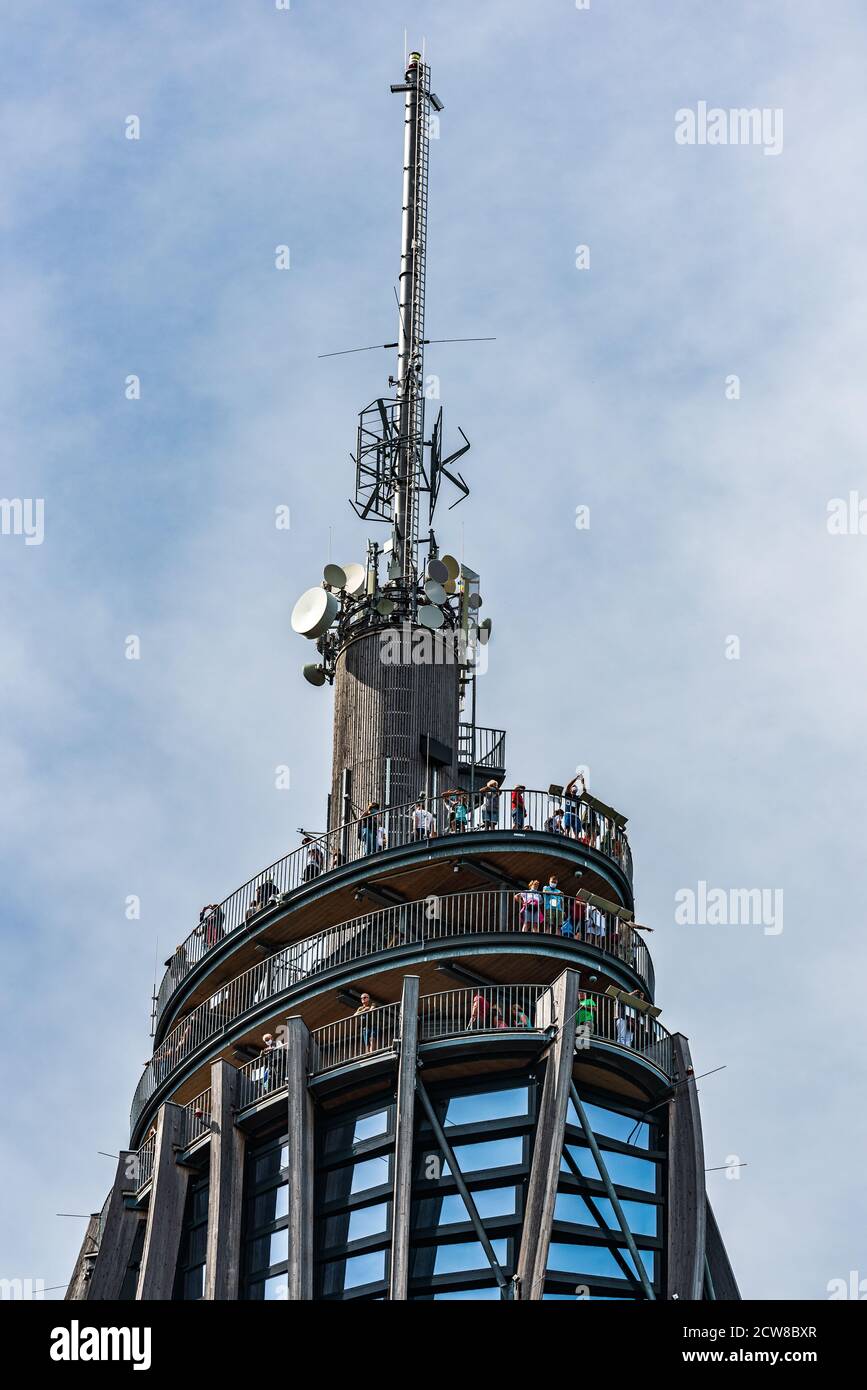 The tallest wooden observation tower hi-res stock photography and ...