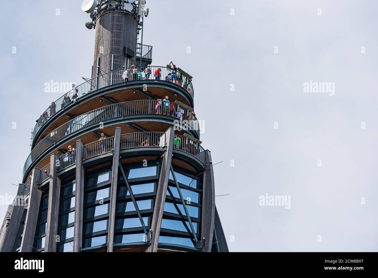 The tallest wooden observation tower hi-res stock photography and ...