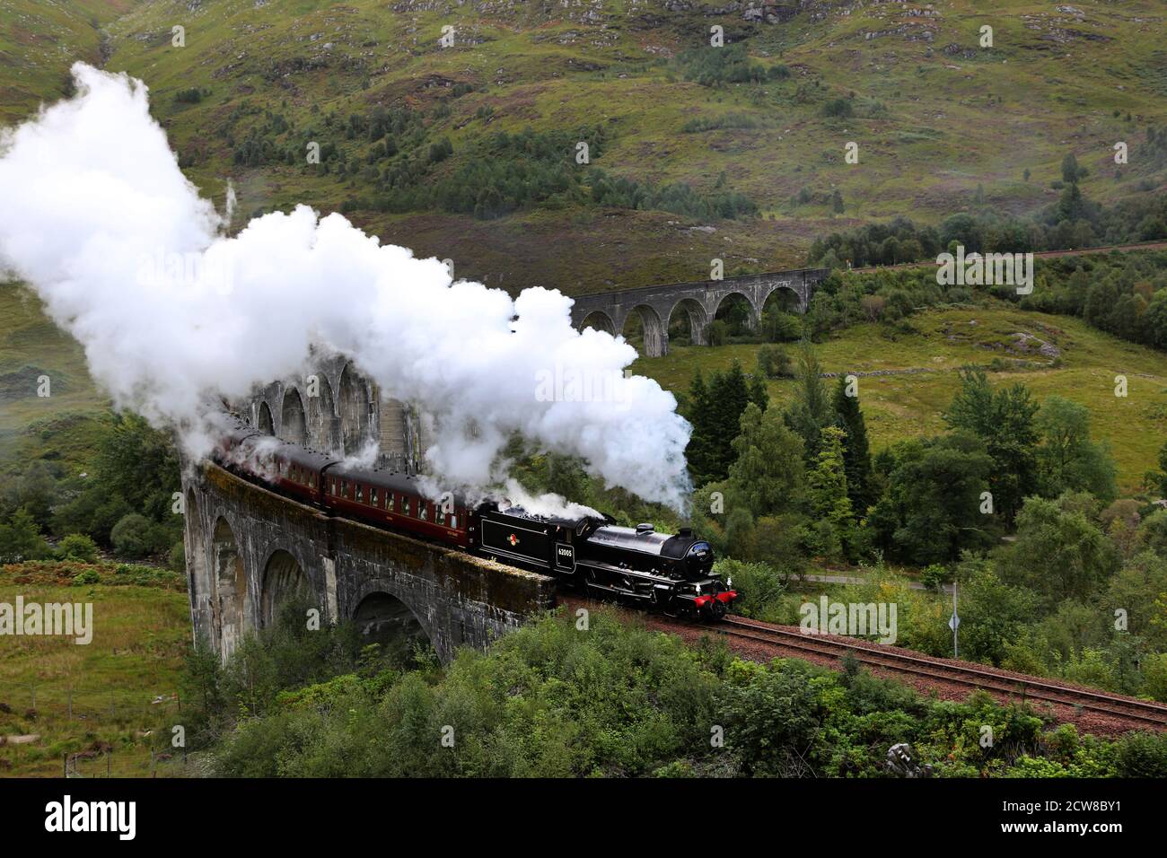 Jacobite Steam Train Stock Photo - Alamy