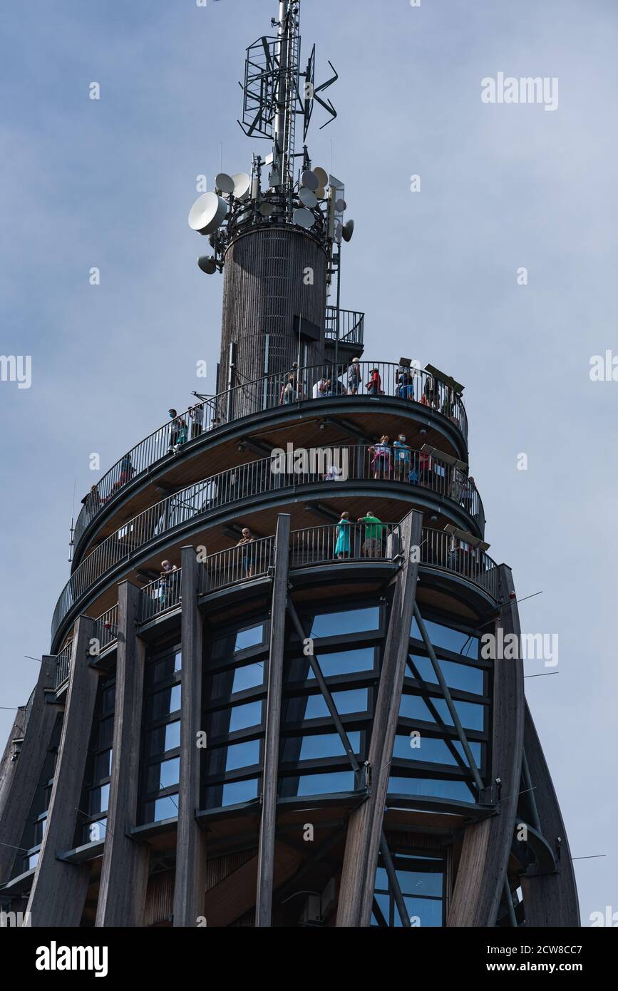 The tallest wooden observation tower hi-res stock photography and ...