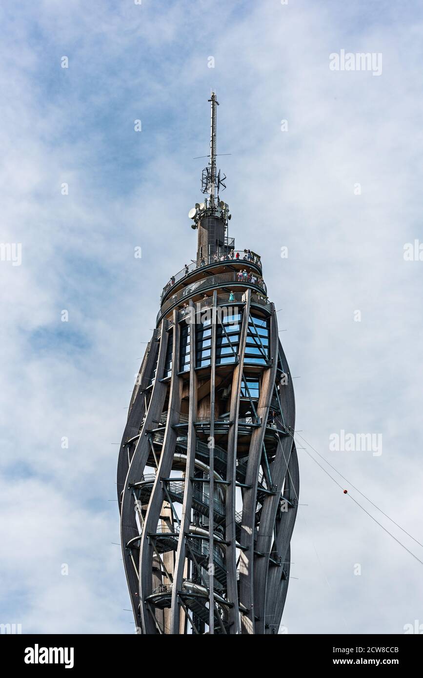 The tallest wooden observation tower hi-res stock photography and ...