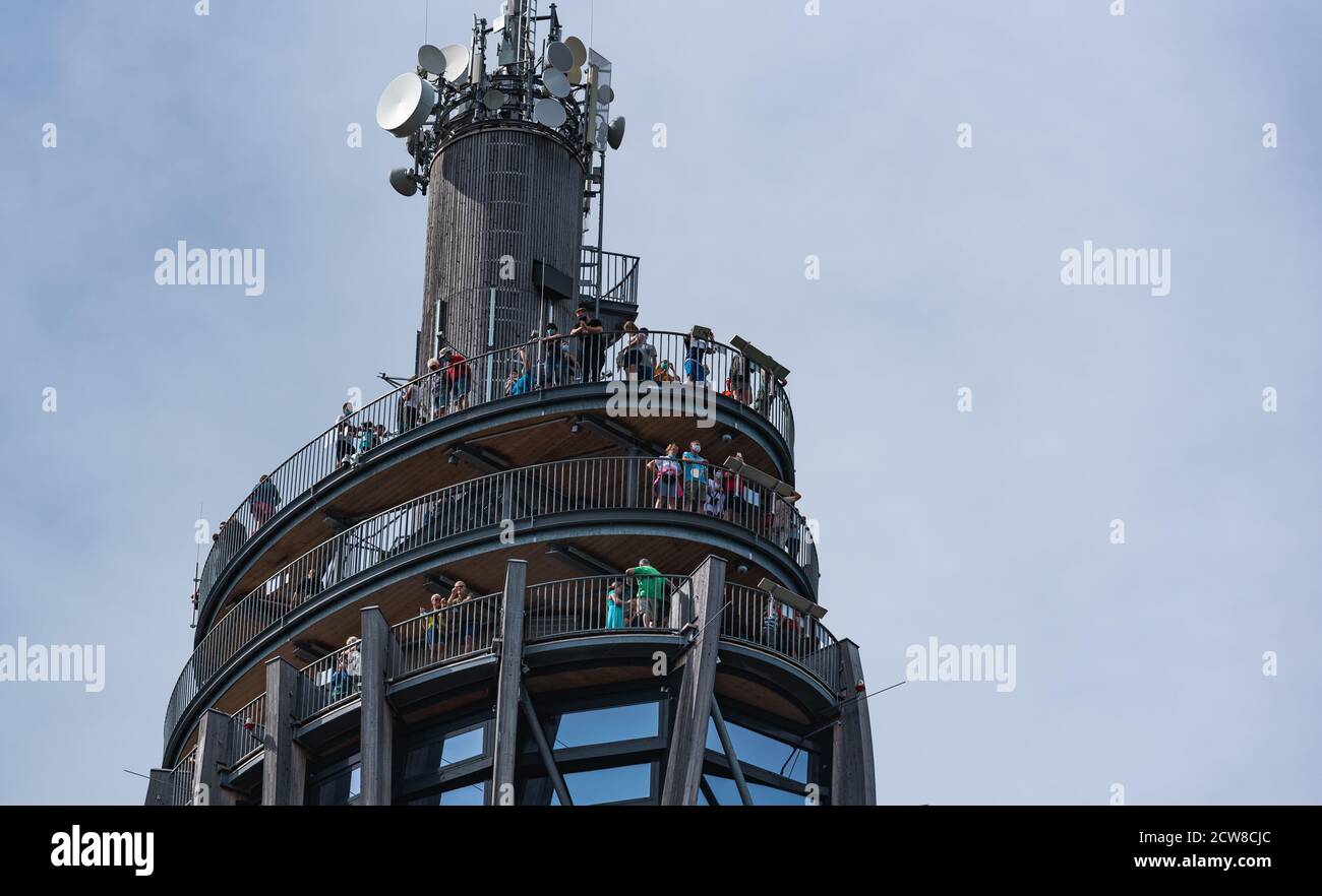 The tallest wooden observation tower hi-res stock photography and ...