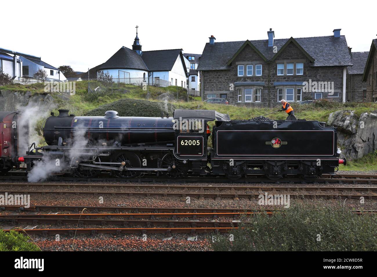 Jacobite Steam Train Stock Photo - Alamy