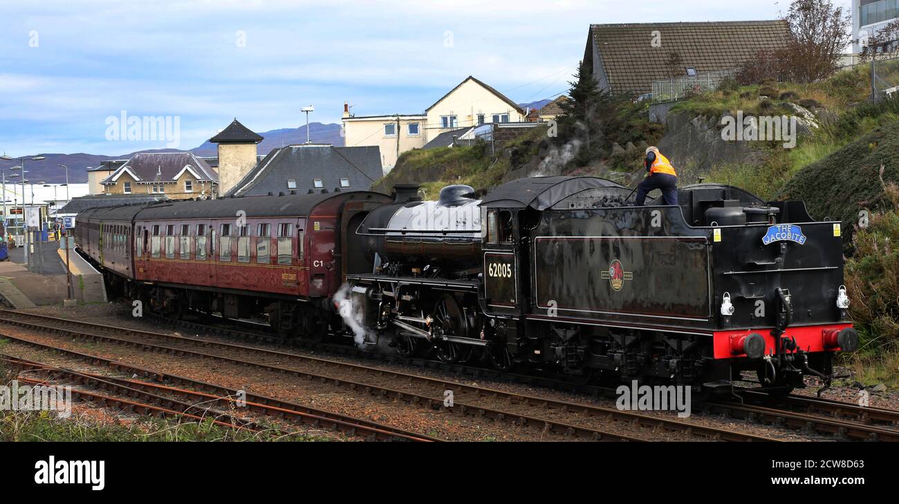 Jacobite Steam Train Stock Photo - Alamy