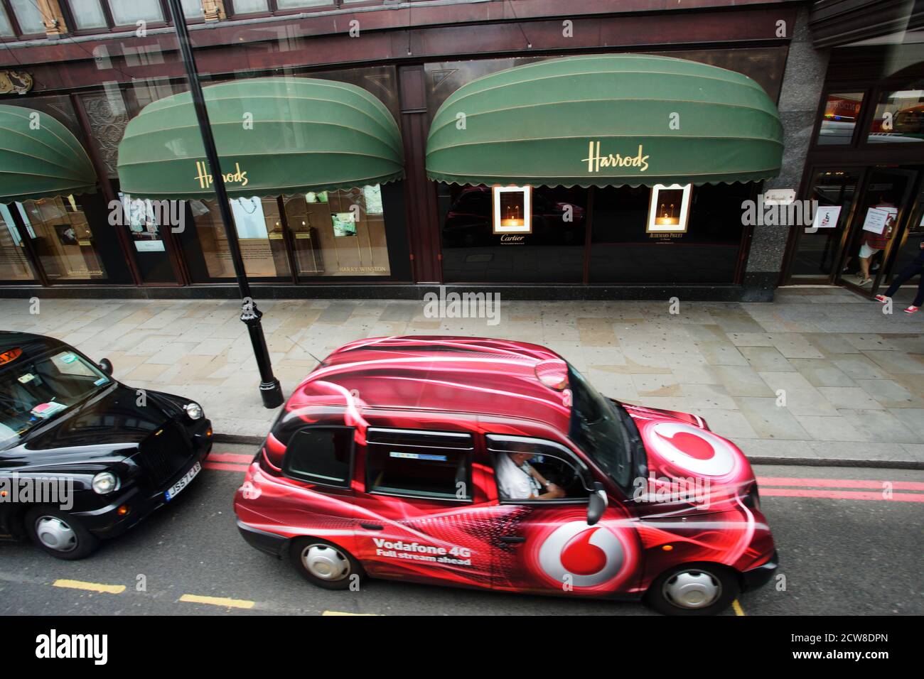 London, UK - July 14, 2017: London Taxi, also called hackney carriage ...