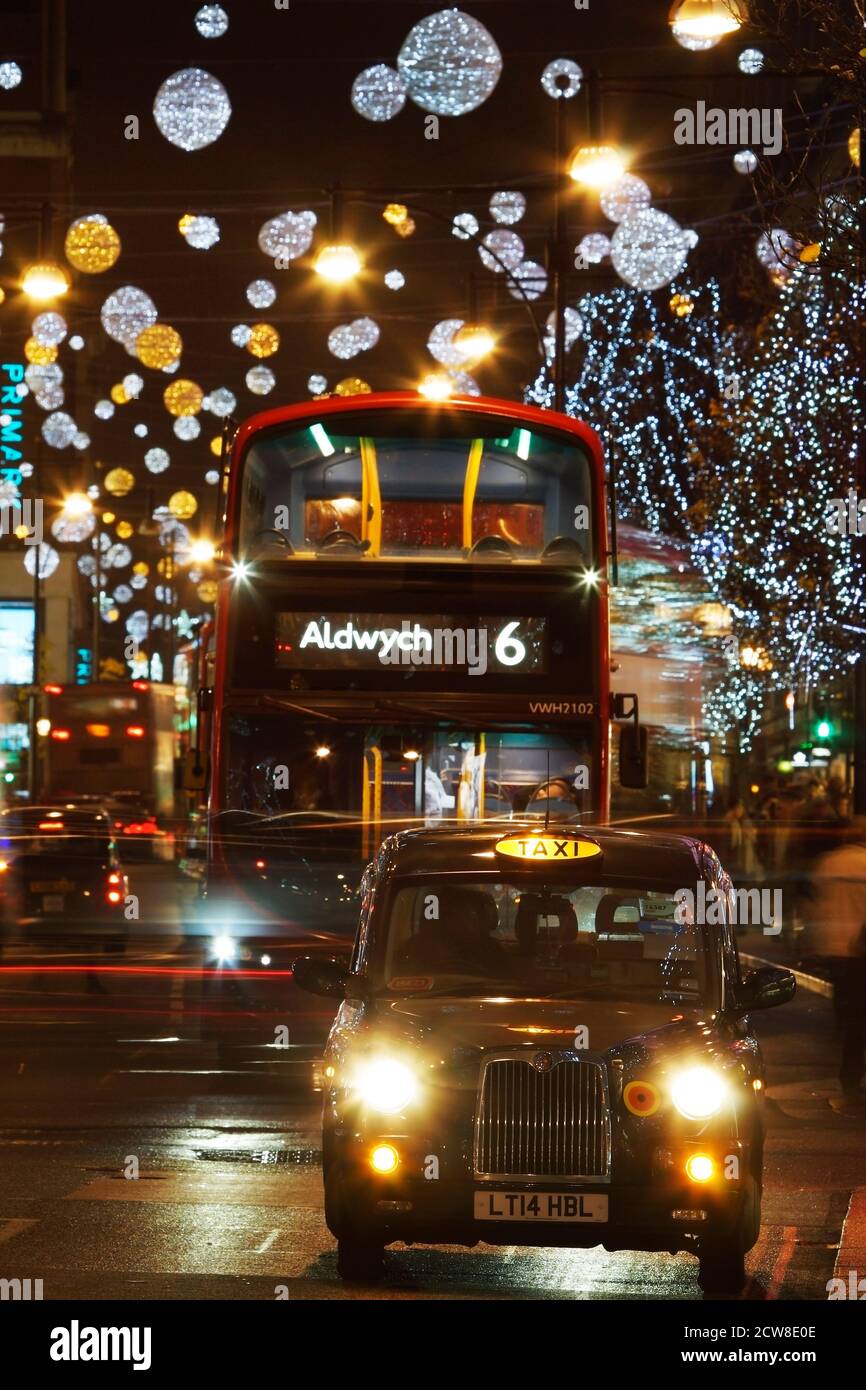 London, UK - Dec 8, 2016: London Taxi, also called hackney carriage ...