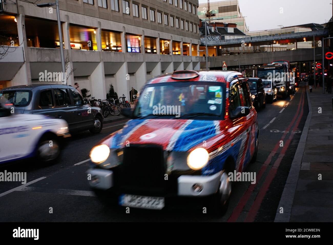 London, UK - Dec 17, 2012: London Taxi, also called hackney carriage ...
