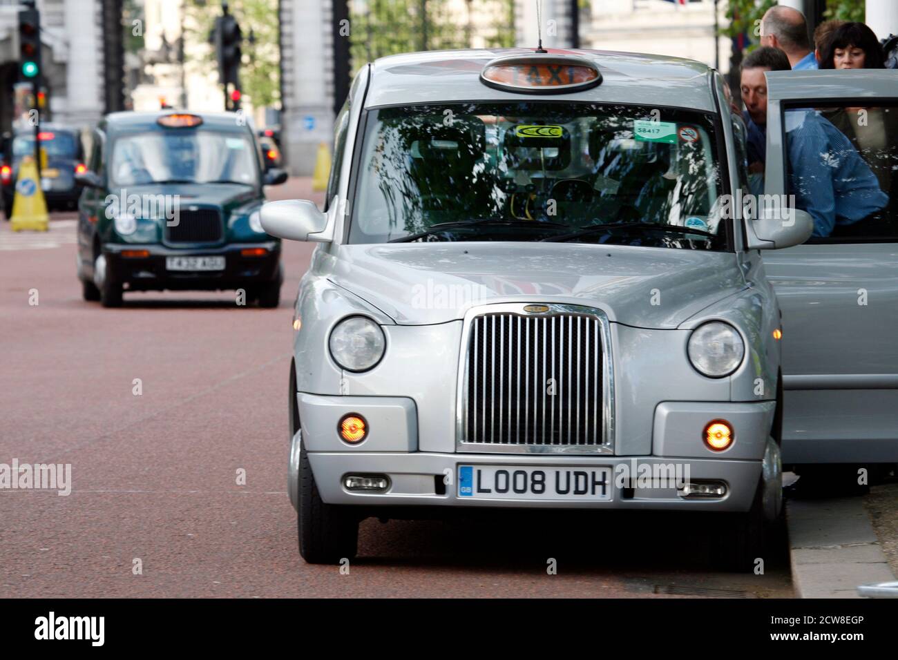 London, UK - June 13, 2012: London Taxi, also called hackney carriage ...