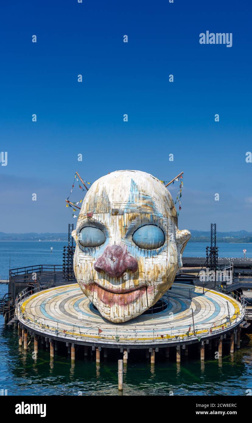 Bregenz/ Austria - 19 September 2020: view of the Open Air Theater in ...