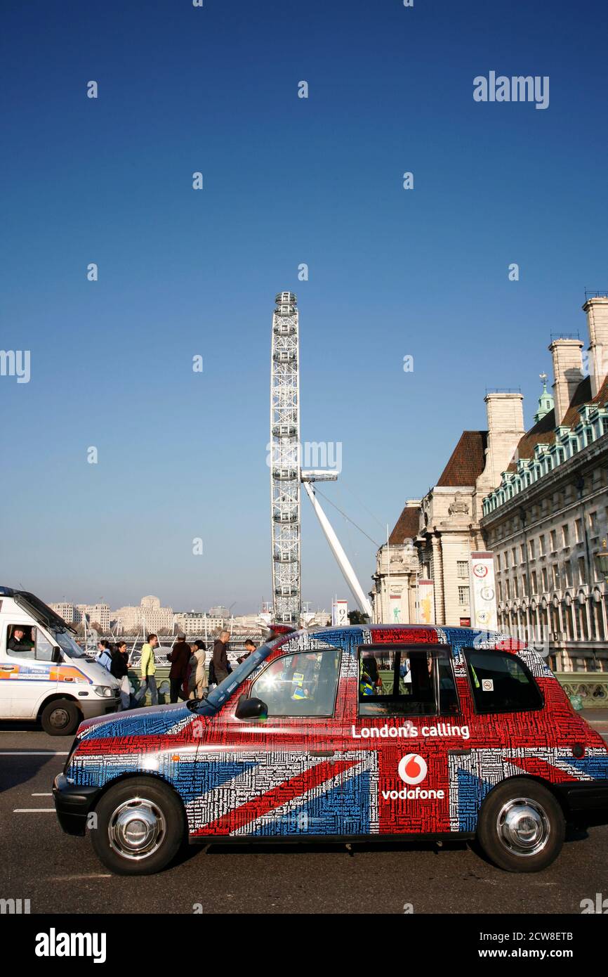 LONDON - November 13, 2011 : A TX4 Hackney Carriage, also called London ...
