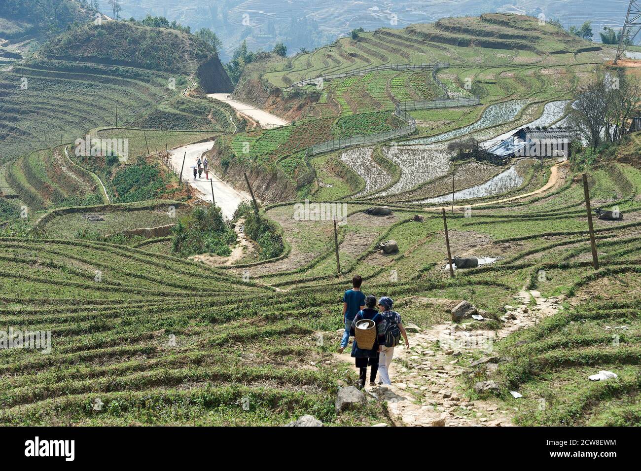 Trekking sapa vietnam hi-res stock photography and images - Alamy