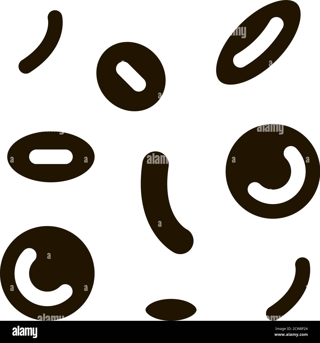 Erythrocyte In Blood Icon Illustration Stock Vector Image & Art - Alamy