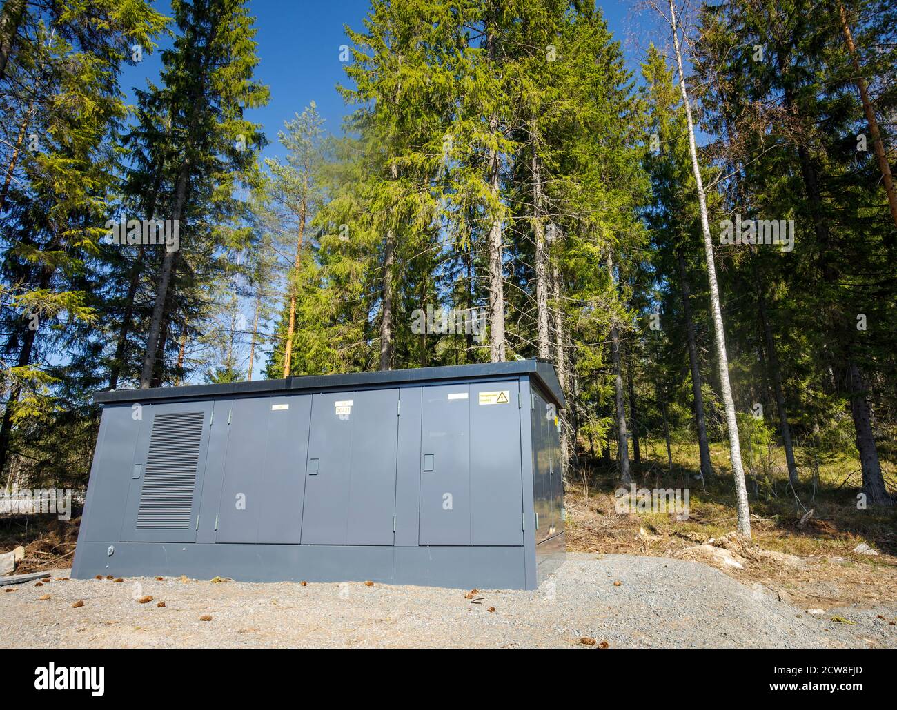 Small countryside power transformer hi-res stock photography and images ...