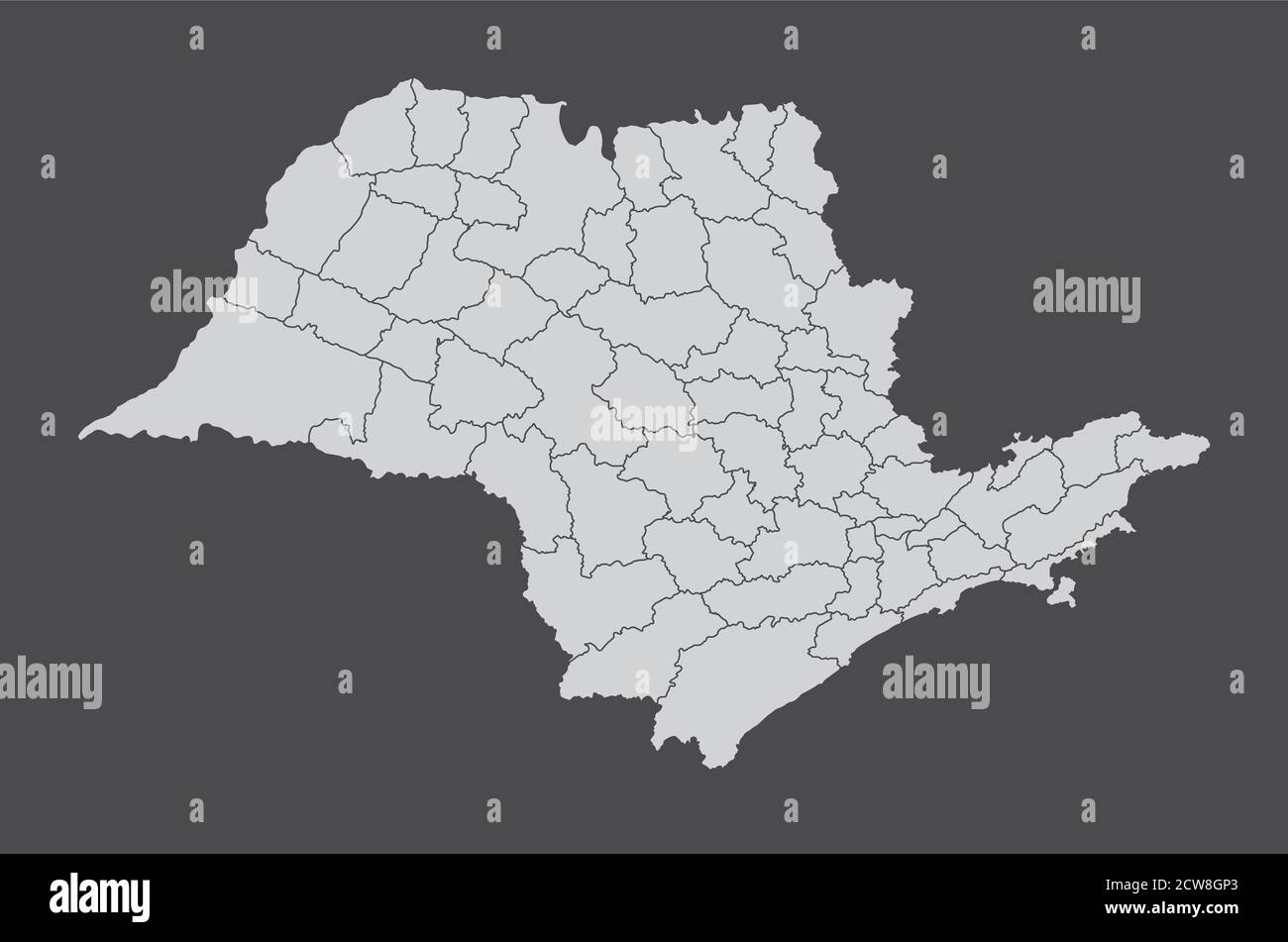 Santos city map hi-res stock photography and images - Alamy