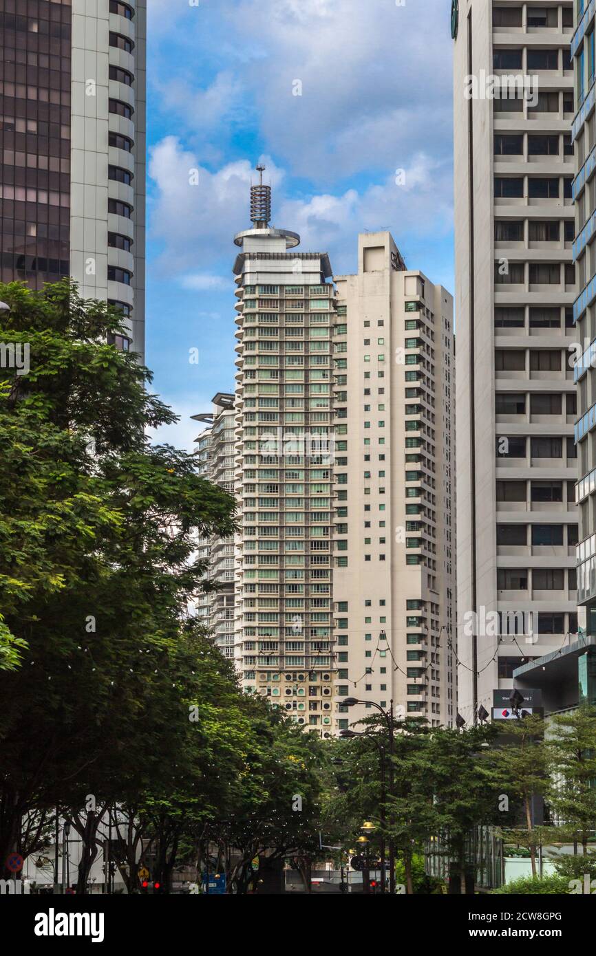 modern city block in the center of Kuala Lumpur, Malaysia Stock Photo ...