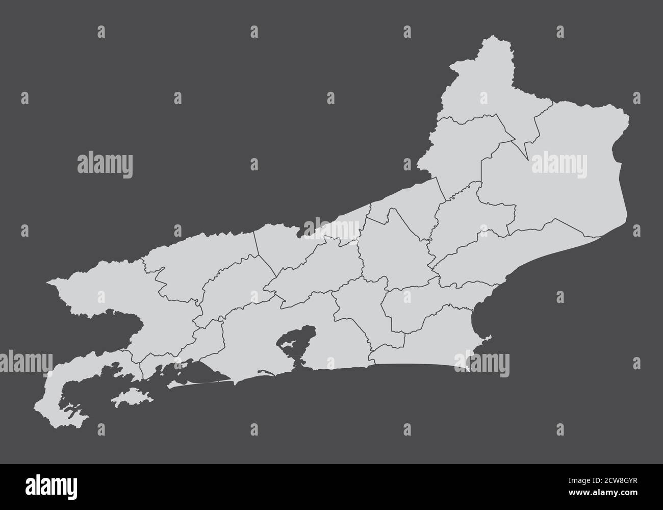 Rio De Janeiro Map High Resolution Stock Photography and Images - Alamy