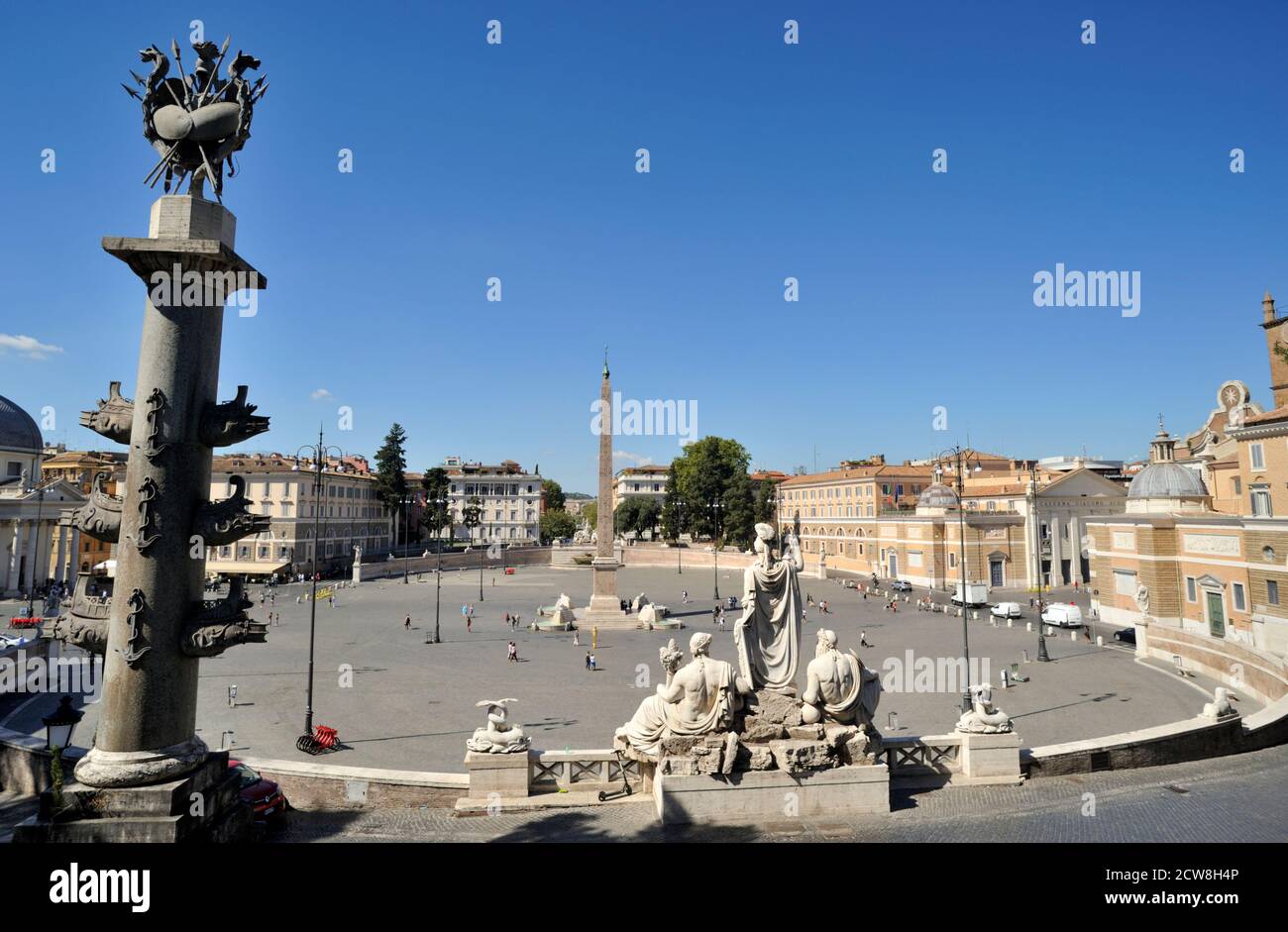 Rome roma piazza popolo hi-res stock photography and images - Alamy