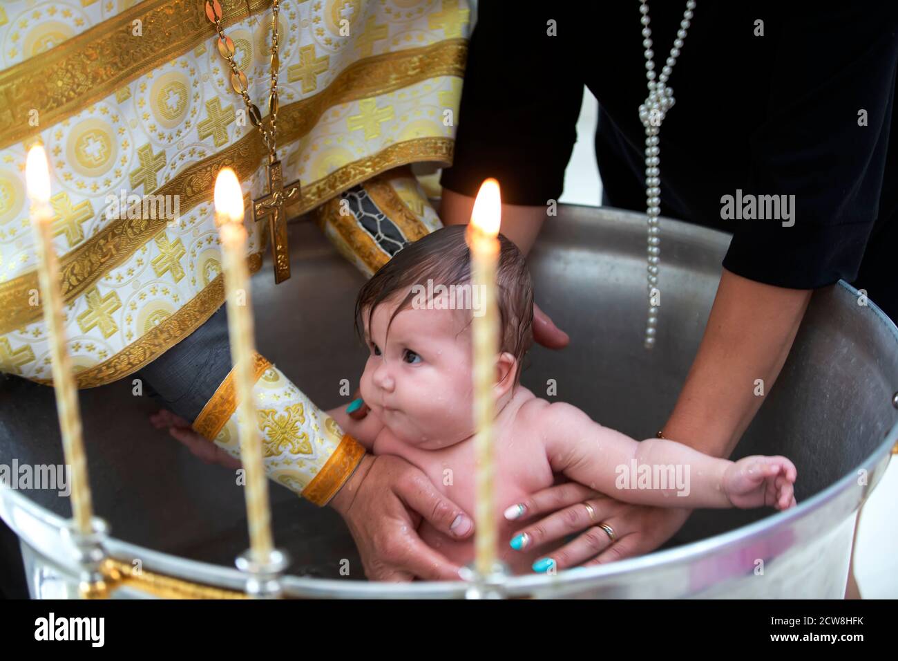 Child Baptism Holy Water High Resolution Stock Photography and Images ...
