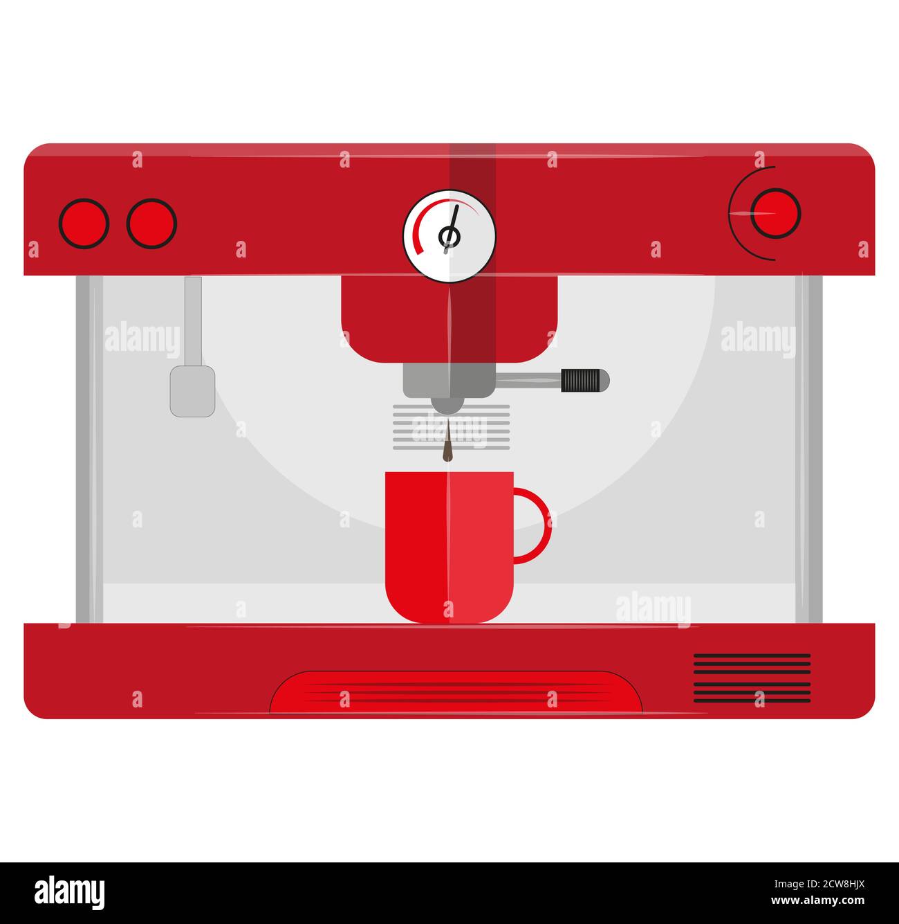 Black coffee vector vectors Cut Out Stock Images & Pictures - Alamy