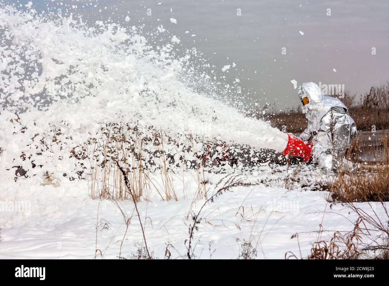 Firefighting foam hi-res stock photography and images - Alamy