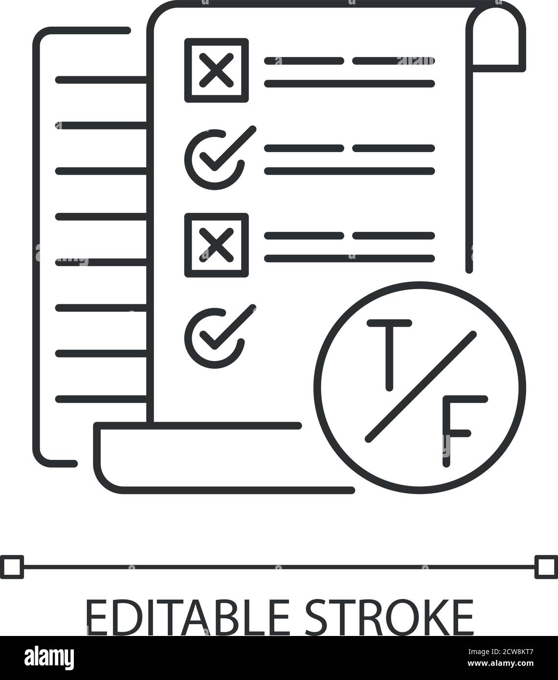 True false Black and White Stock Photos & Images - Alamy