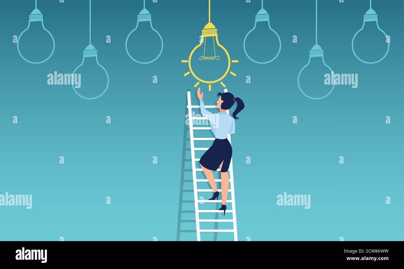 Corporate ladder icon on Stock Vector Images - Alamy