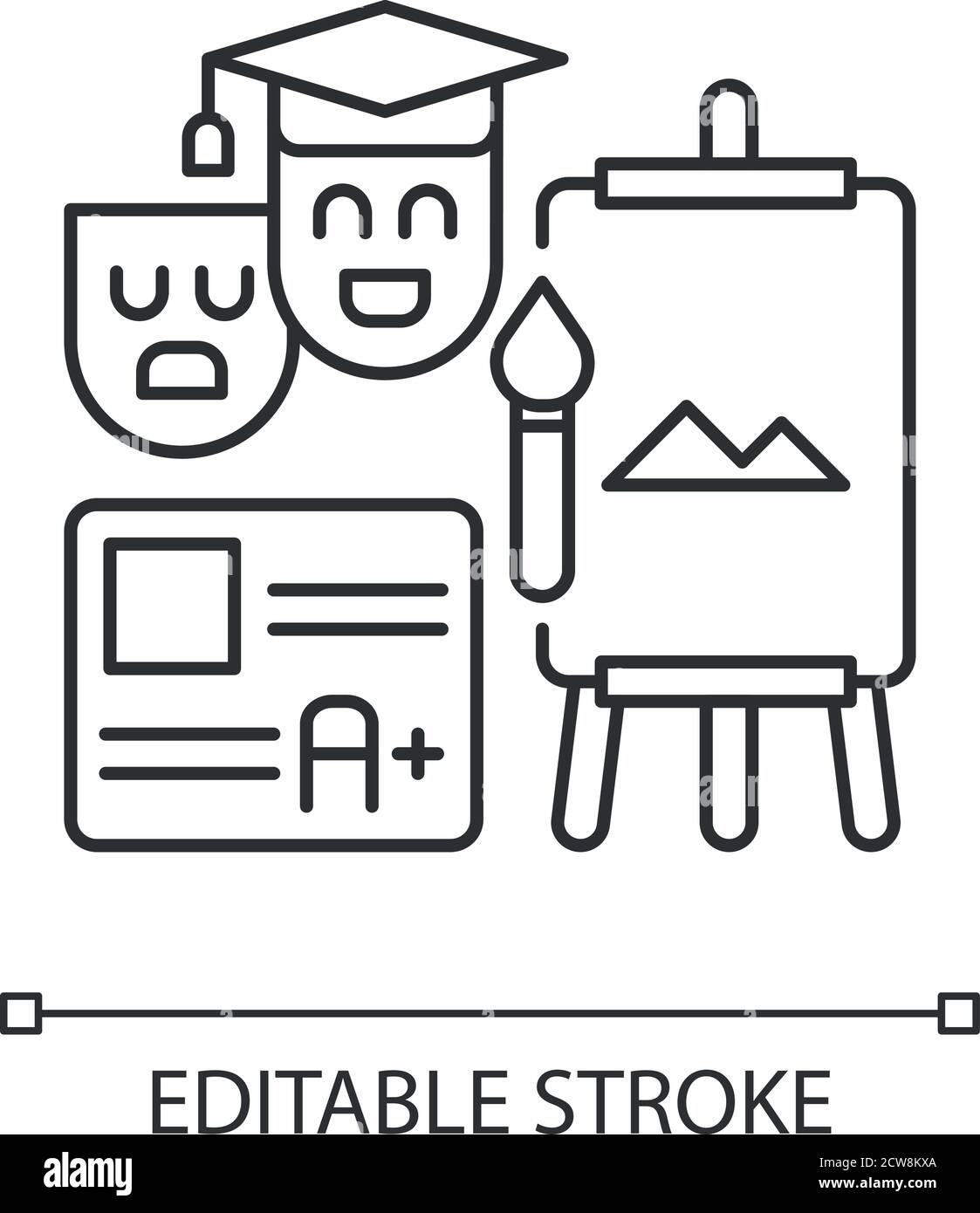 Assessment certification Stock Vector Images - Alamy