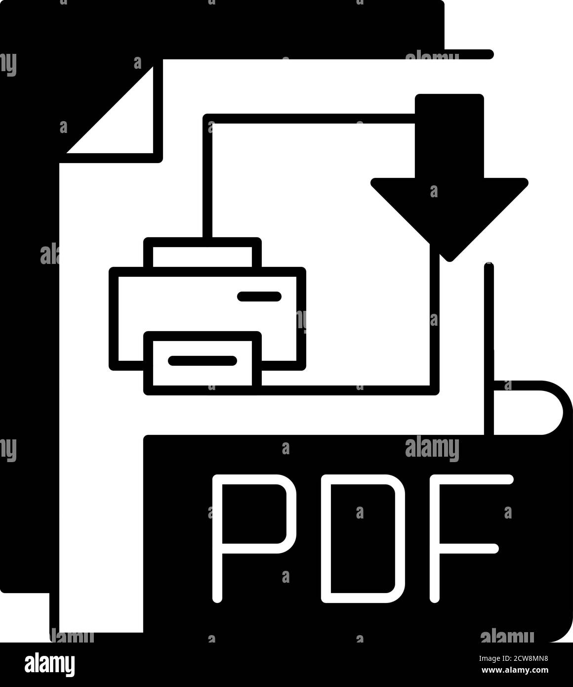 Pdf file format simple Black and White Stock Photos & Images - Alamy