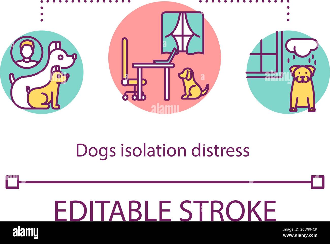 Psychological distress Stock Vector Images - Alamy