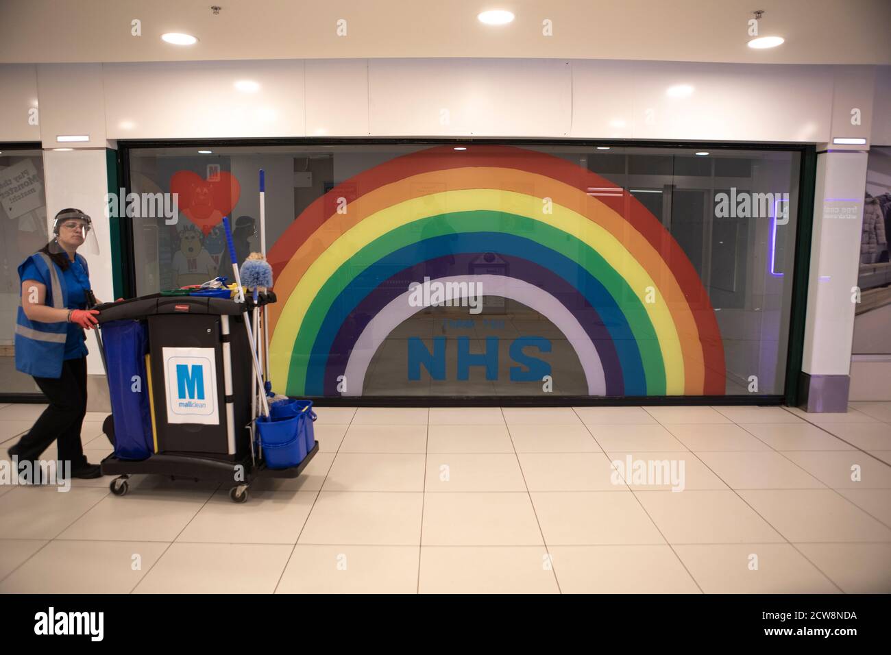 The Mall Shopping Centre in the Centre of Blackburn 2020 Stock Photo ...