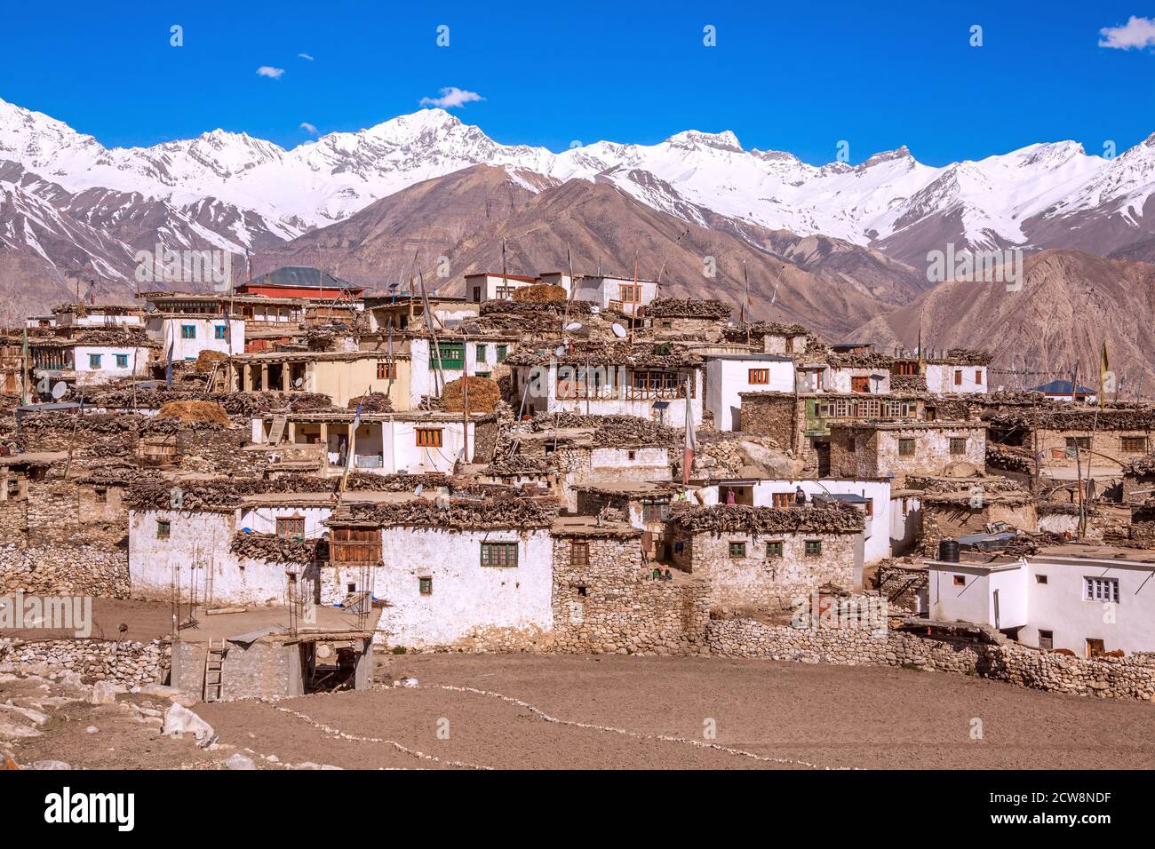 Nako village (3625 m) is the biggest in the upper of the Spiti valley ...