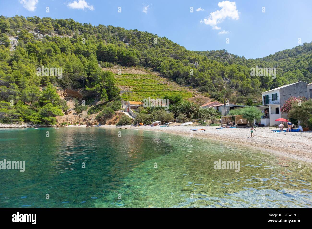 Stiniva beach hi-res stock photography and images - Alamy