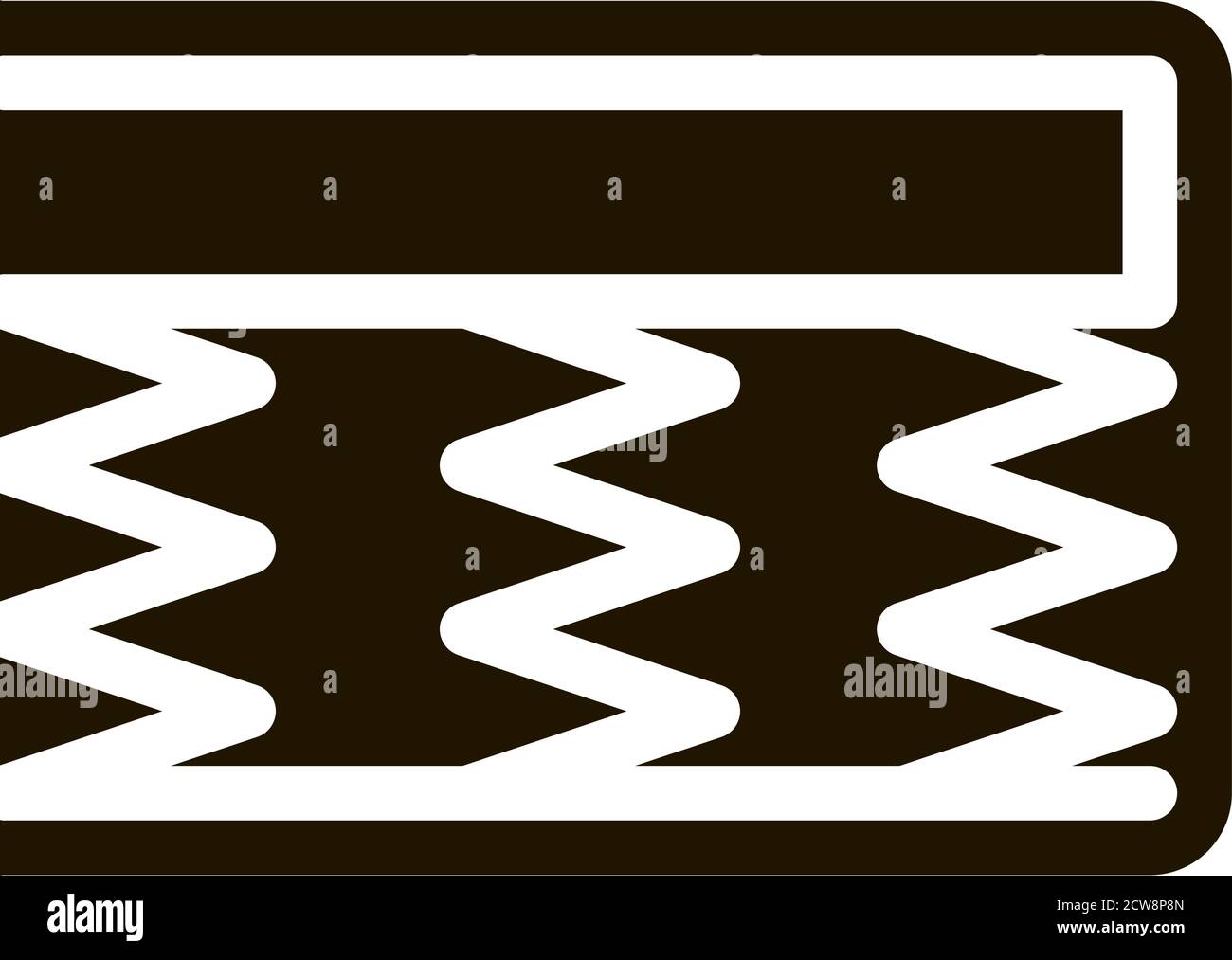 Mattress Springs Foam Icon Illustration Stock Vector Image & Art - Alamy