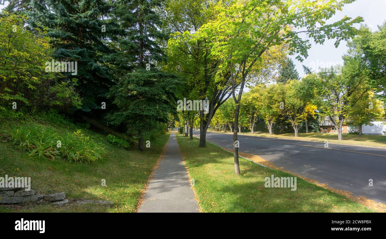 40 Ave NW Calgary Alberta Stock Photo - Alamy
