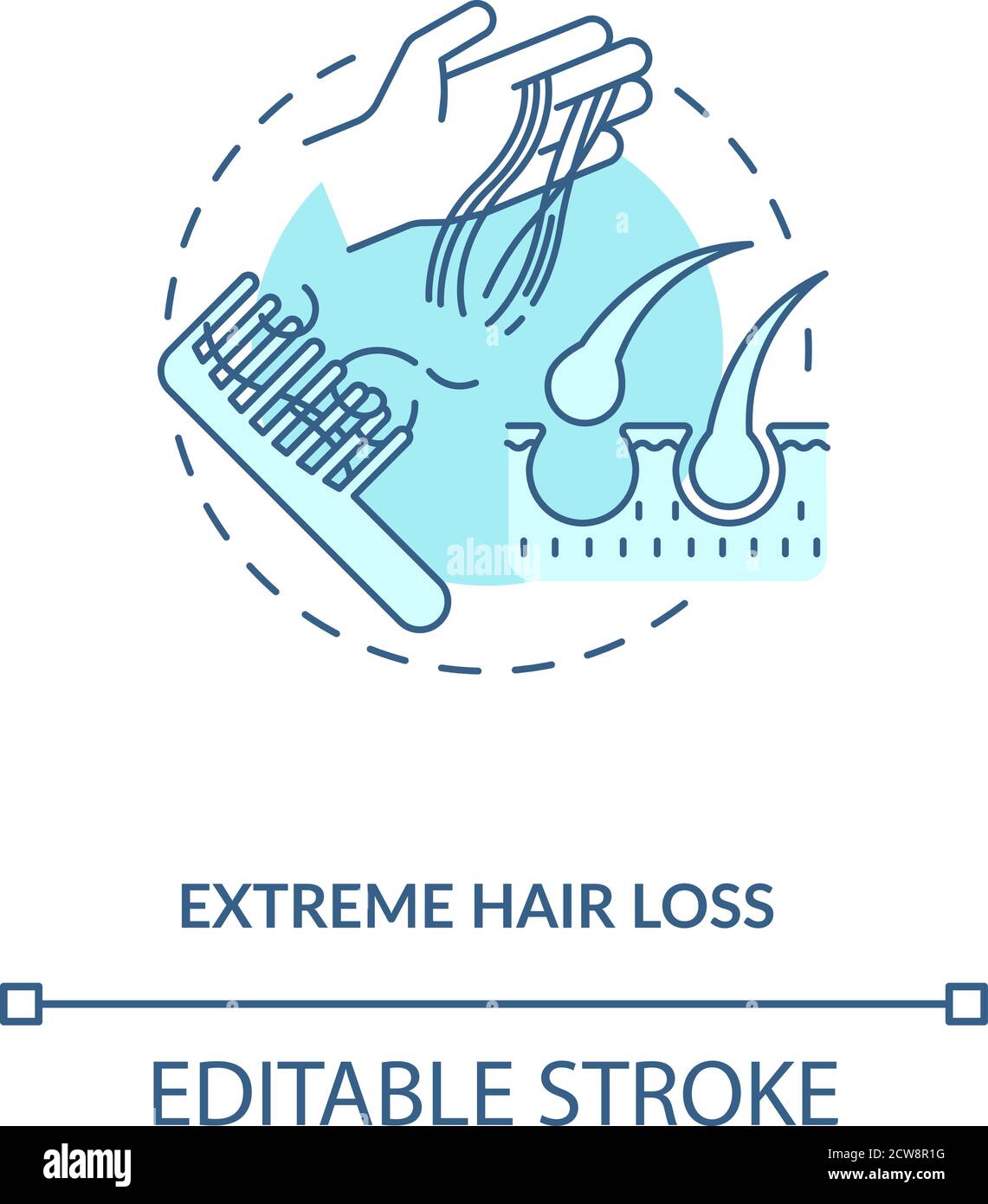 Hair loss cure Stock Vector Images - Alamy