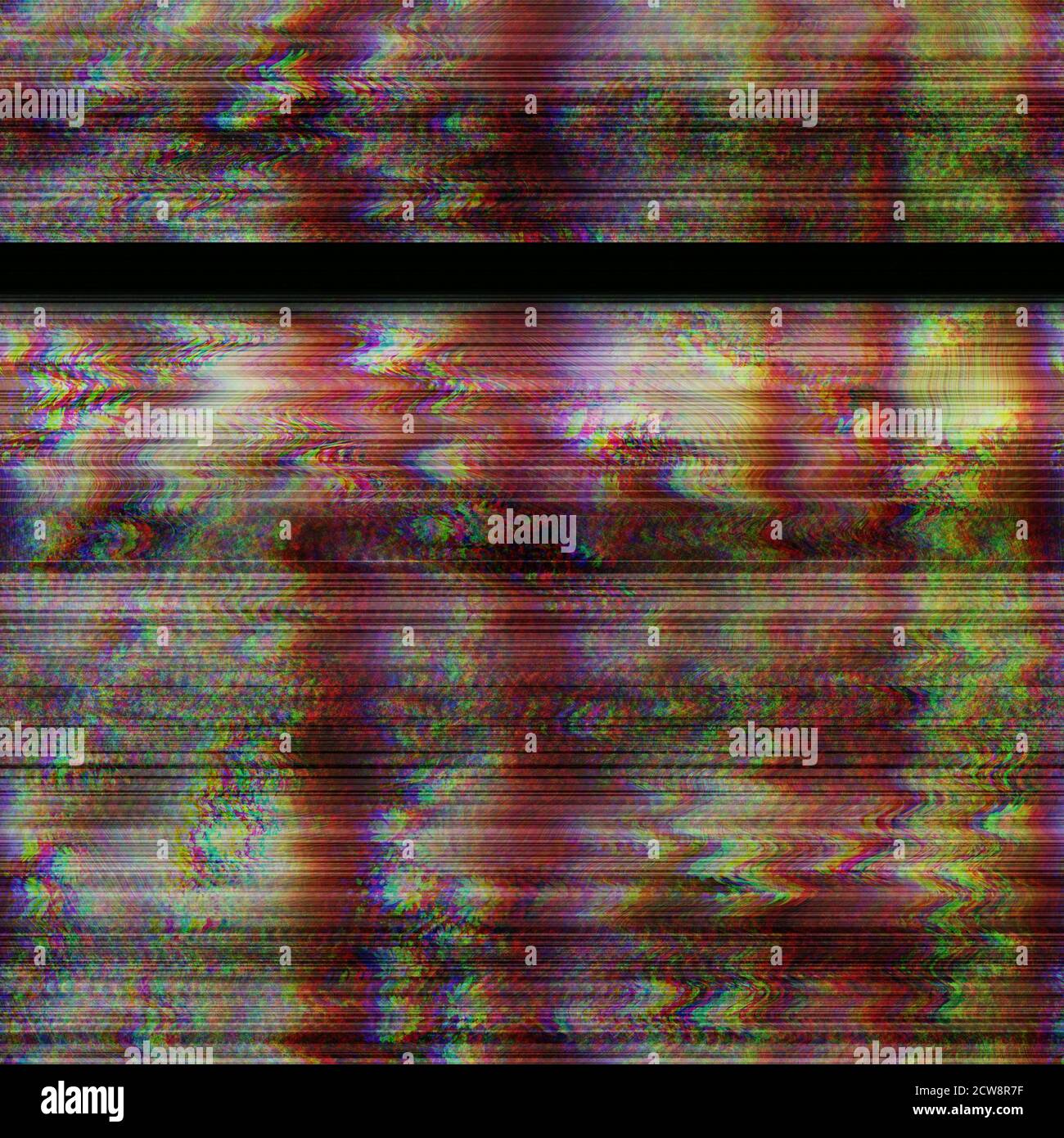 Seamless techno glitch RGB computer monitor noise Stock Photo - Alamy