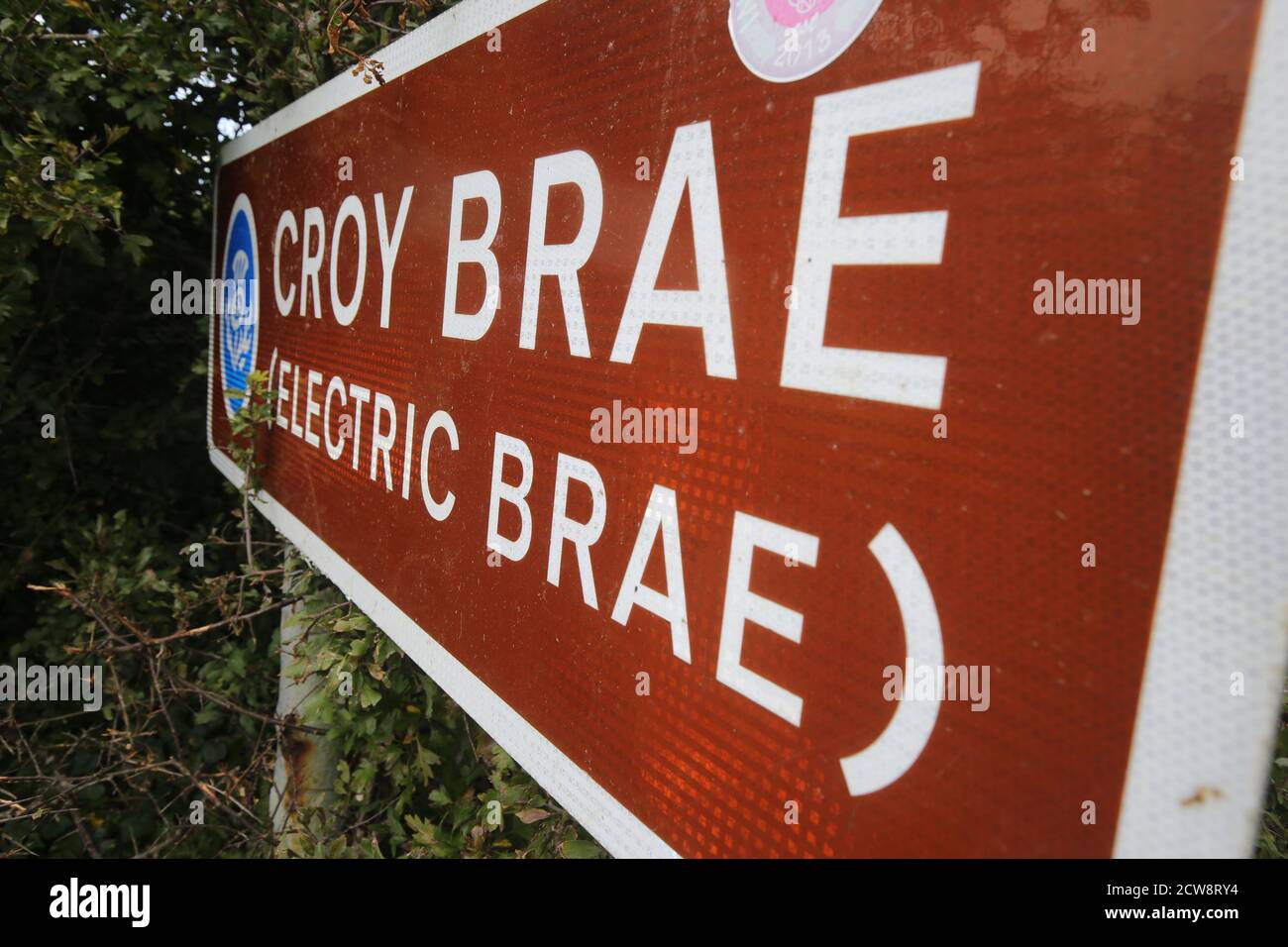 Electric Brae, Croy, A719, nr Dunure, Ayrshire, Scotland, UK The ...